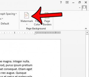 How to Remove a Watermark in Word 2013 - Solve Your Tech
