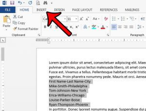 How to Convert Text to Table in Word 2013 - Solve Your Tech