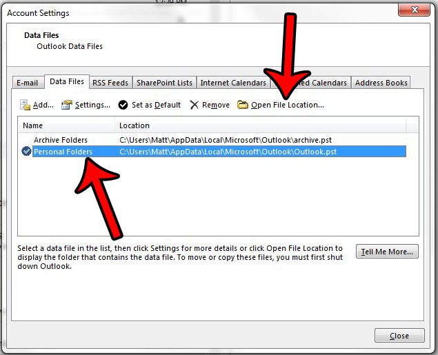 How to Find Your PST File in Outlook 2013 - Solve Your Tech How to Find Your PST File in Outlook 2013 - Solve Your Tech
